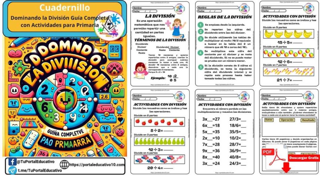 Dominando la División Guía Completa con Actividades para Primaria - 2025
